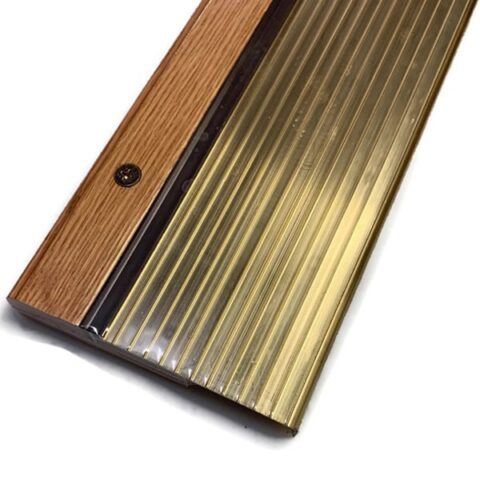 Oak & Aluminum Adjustable Sill 5 3/4" Wide by 1 1/8" to 1 1/2" High