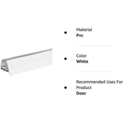 Slide on Door Sweep 1" to 1 1/4" Doors